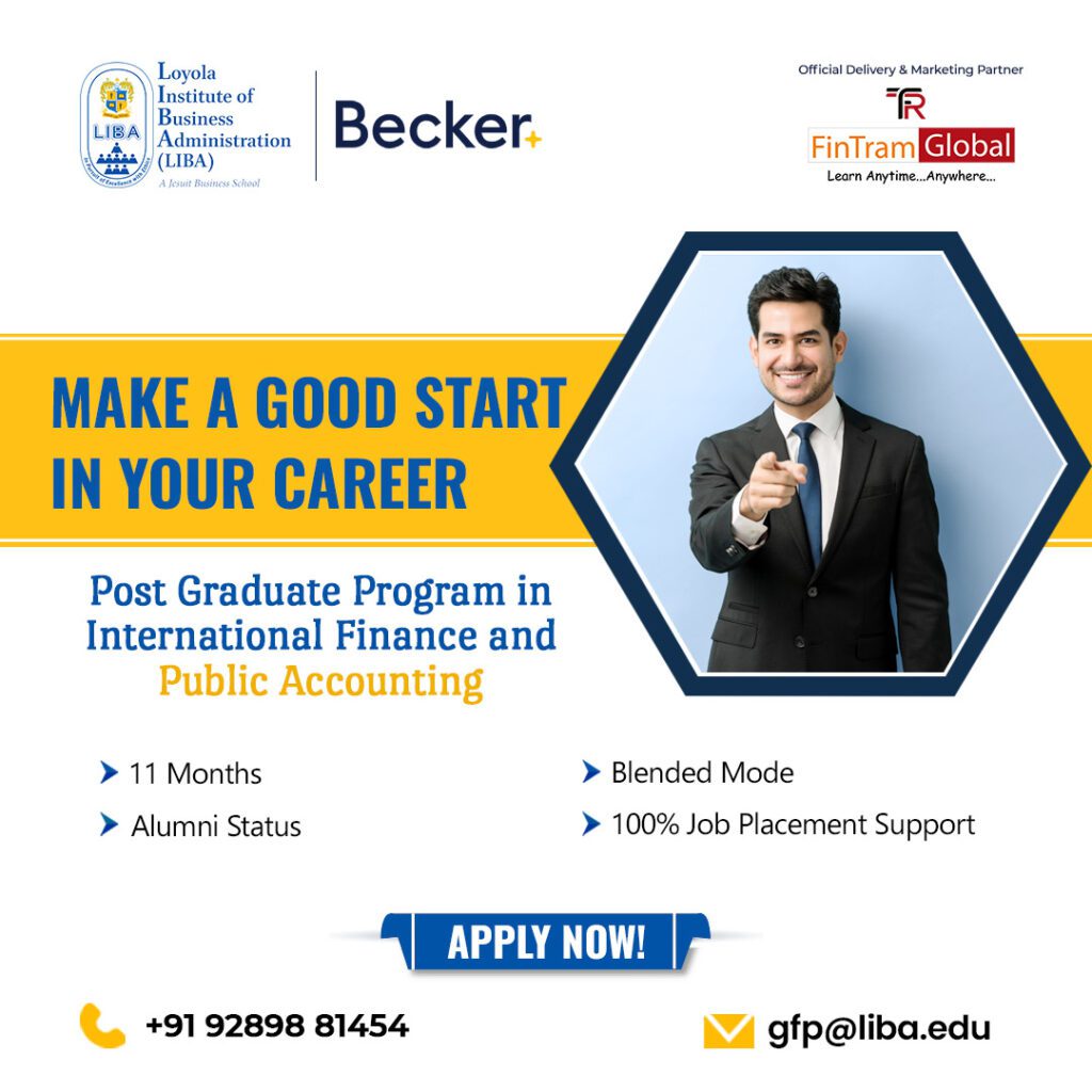 Post Graduate Program in International Finance and Public Accounting – LIBA